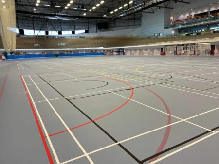 Derby Arena Receives Seamless Refurbishment - Dynamik Sports Floors