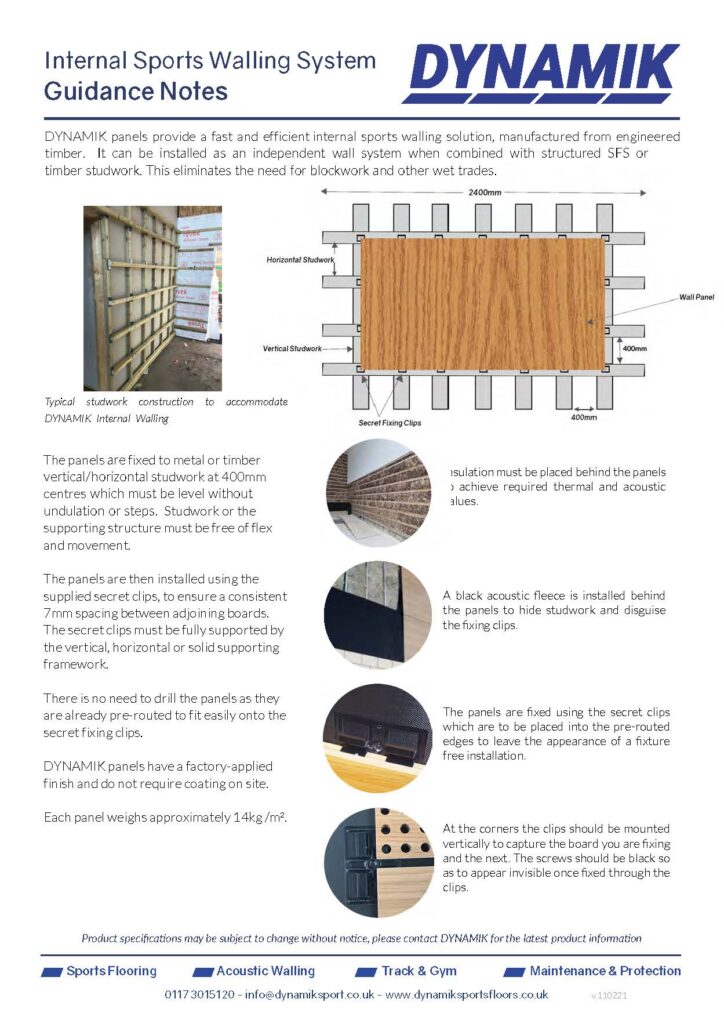 Solid Sports Wall Panels | UK's Leading Sports Floor & Wall Specialists
