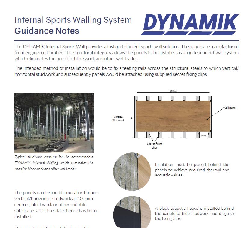 Solid Sports Wall Panels | UK's Leading Sports Floor & Wall Specialists