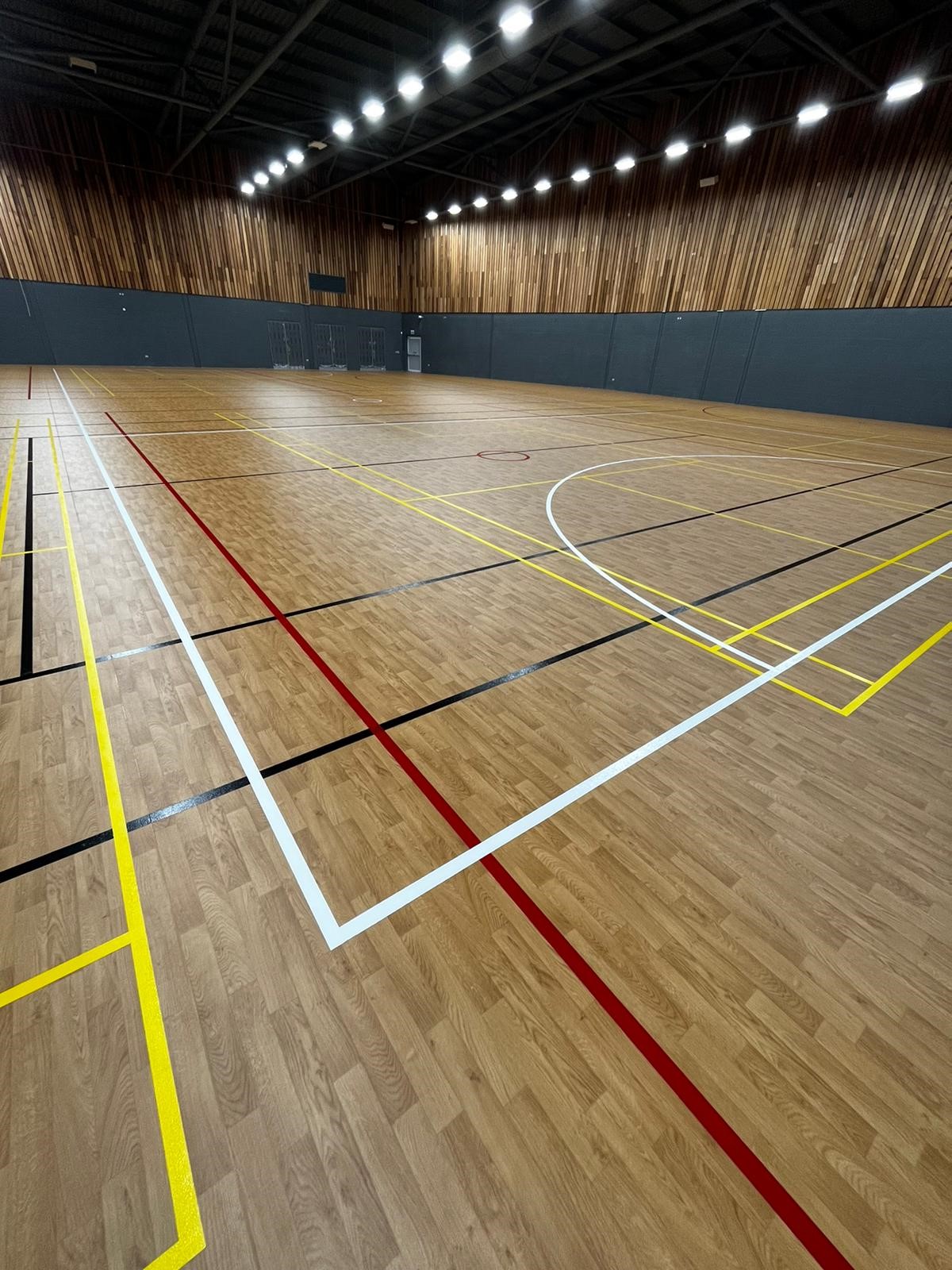 Non-timber, Wood Effect Sprung Court Floors Everyone - Dynamik Sports ...